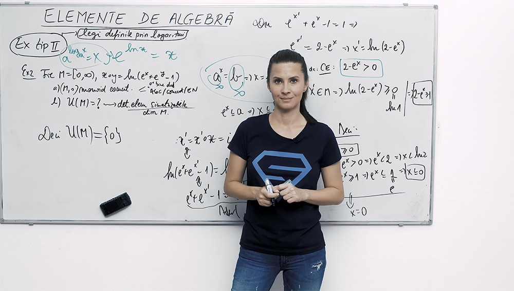 Structuri algebrice. Operații algebrice cu logaritmi și exponențiale ...